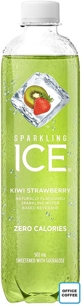 Sparkling Ice Kiwi Strawberry Carbonated Drinks 12 x 503ml (Office Cof – Brew It Boutique