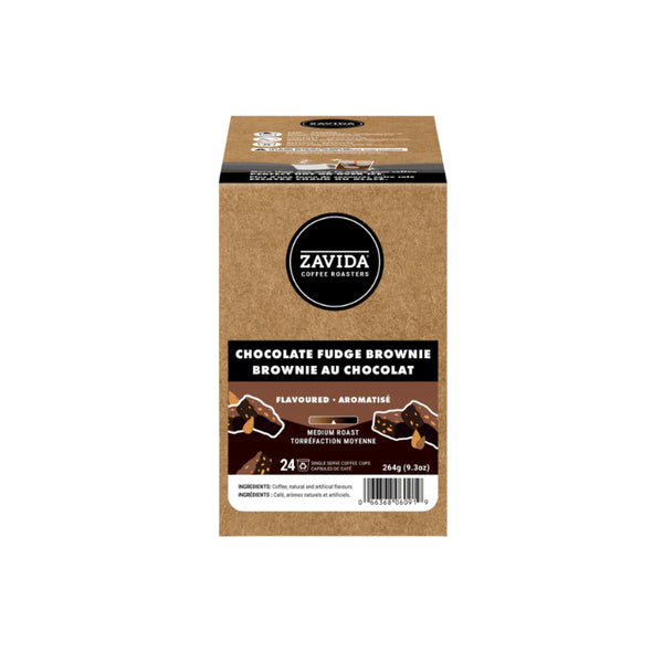 ZAVIDA CHOCOLATE FUDGE BROWNIE ..KCUP – Brew It Boutique